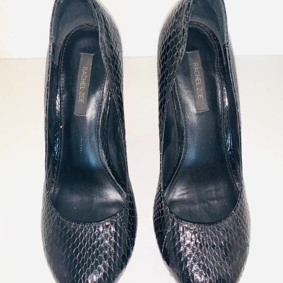 Rachel Zoe | Shoes | Rachel Zoe Platform Snakeskin Heels | Poshmark